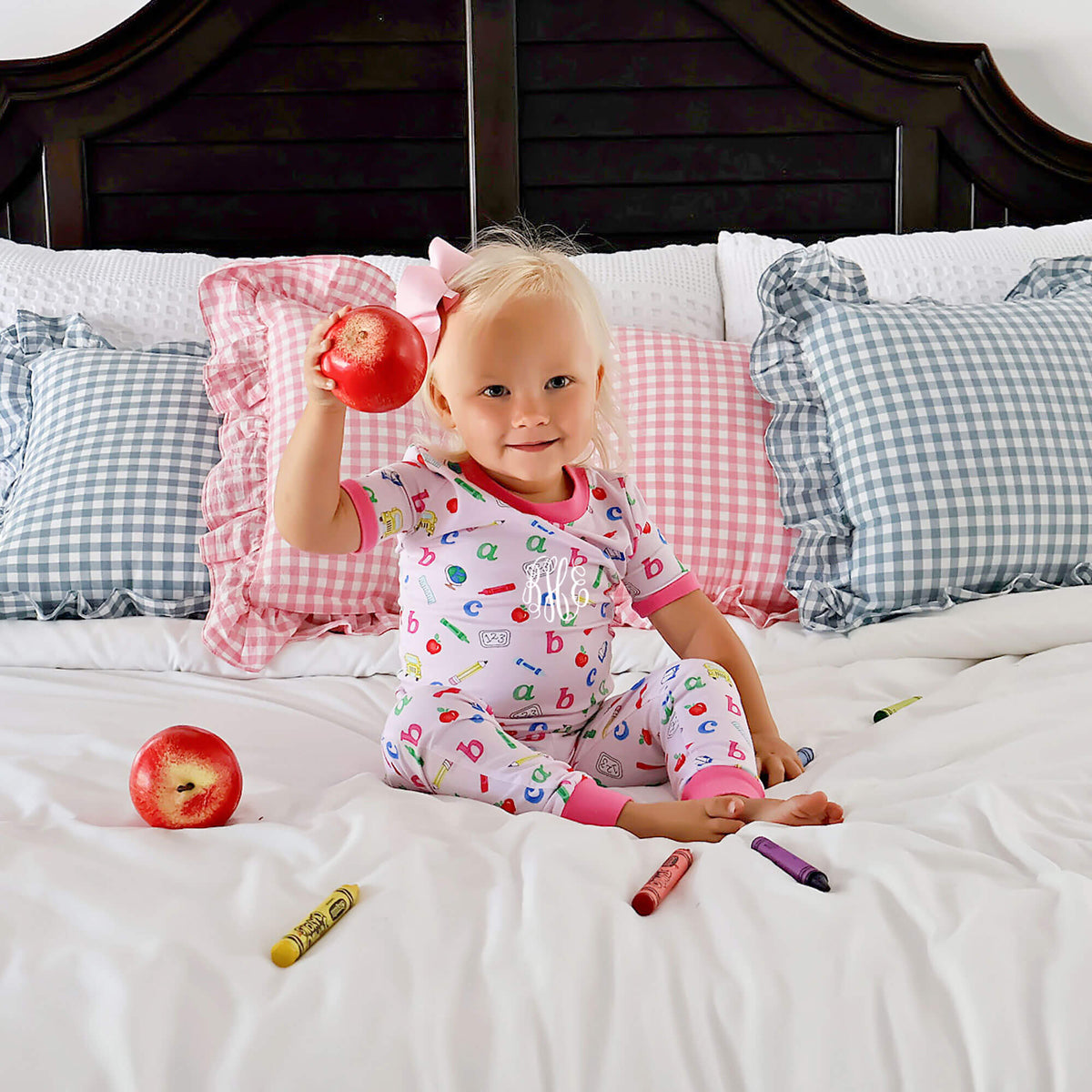 Easy as ABC Pink Pajamas – Classic Whimsy
