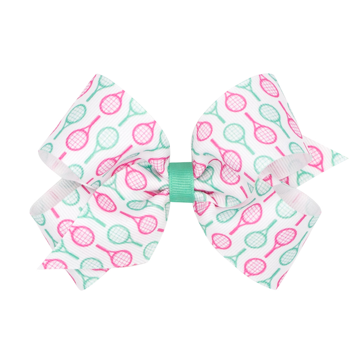 Tennis Racquet Country Club Grosgrain Bow – Classic Whimsy