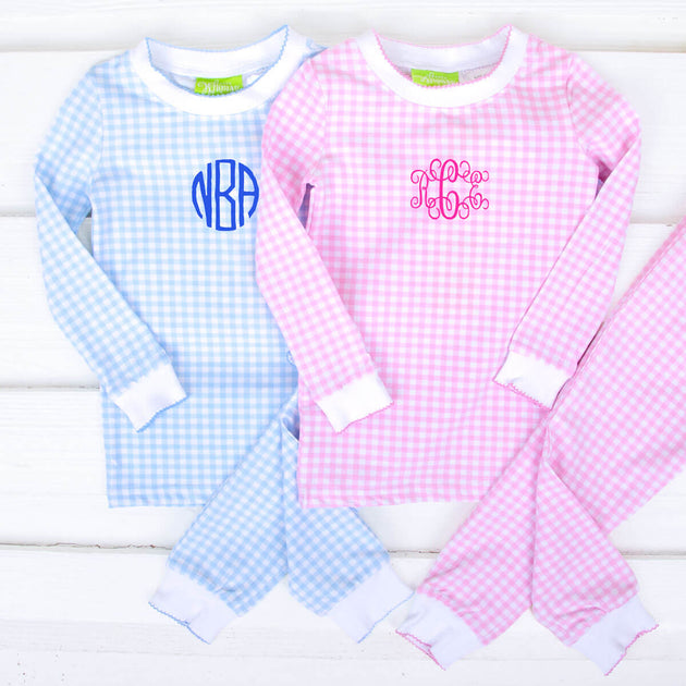 Adorable Smocked & Monogrammed Pajamas | Smocked Auctions – Classic Whimsy