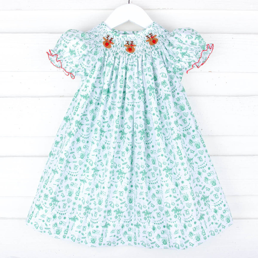 Christmas Smocking | Hand Smocked Dresses, Longalls & More – Classic Whimsy