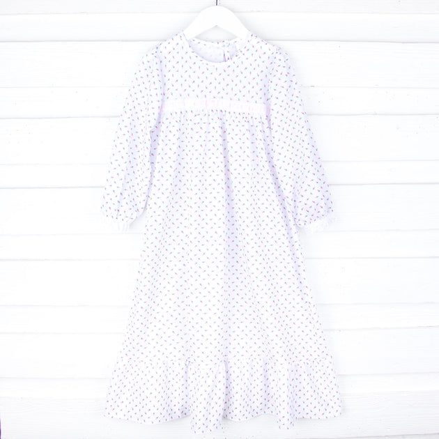 Adorable Smocked & Monogrammed Pajamas | Smocked Auctions – Classic Whimsy