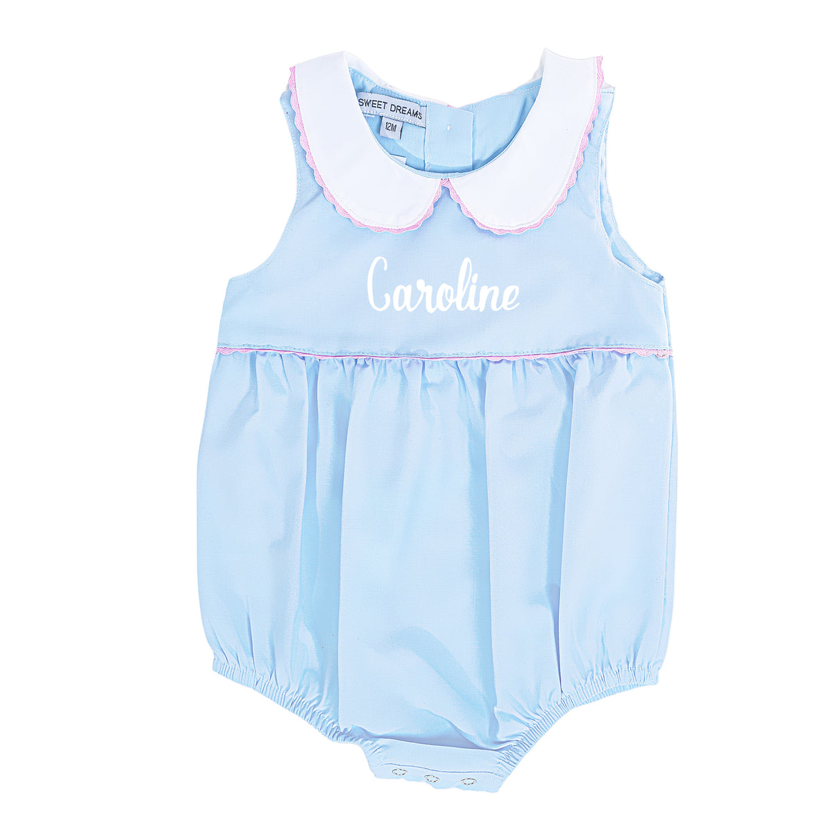 Blue with White Collared Bubble – Classic Whimsy