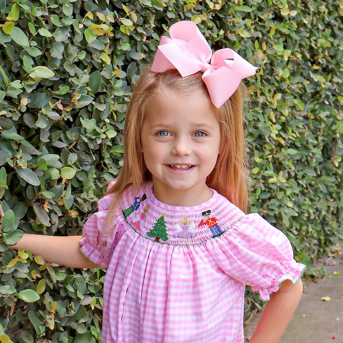 Matching Sibling Smocked Christmas Outfits | Classic Whimsy
