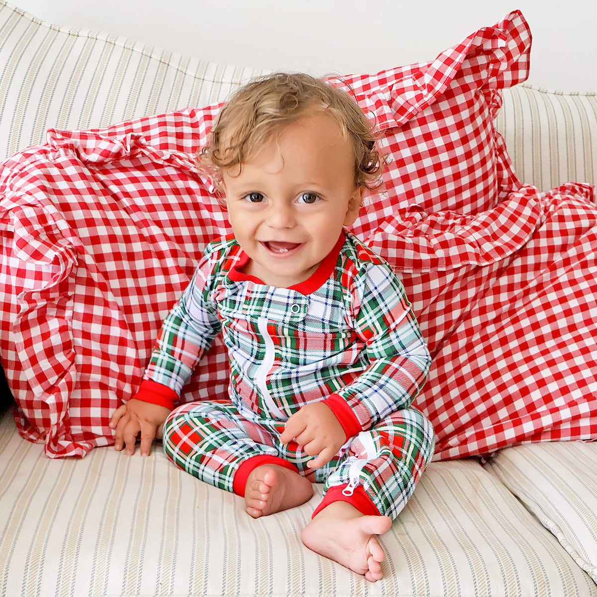 Sinclair Plaid Zip Sleeper – Classic Whimsy