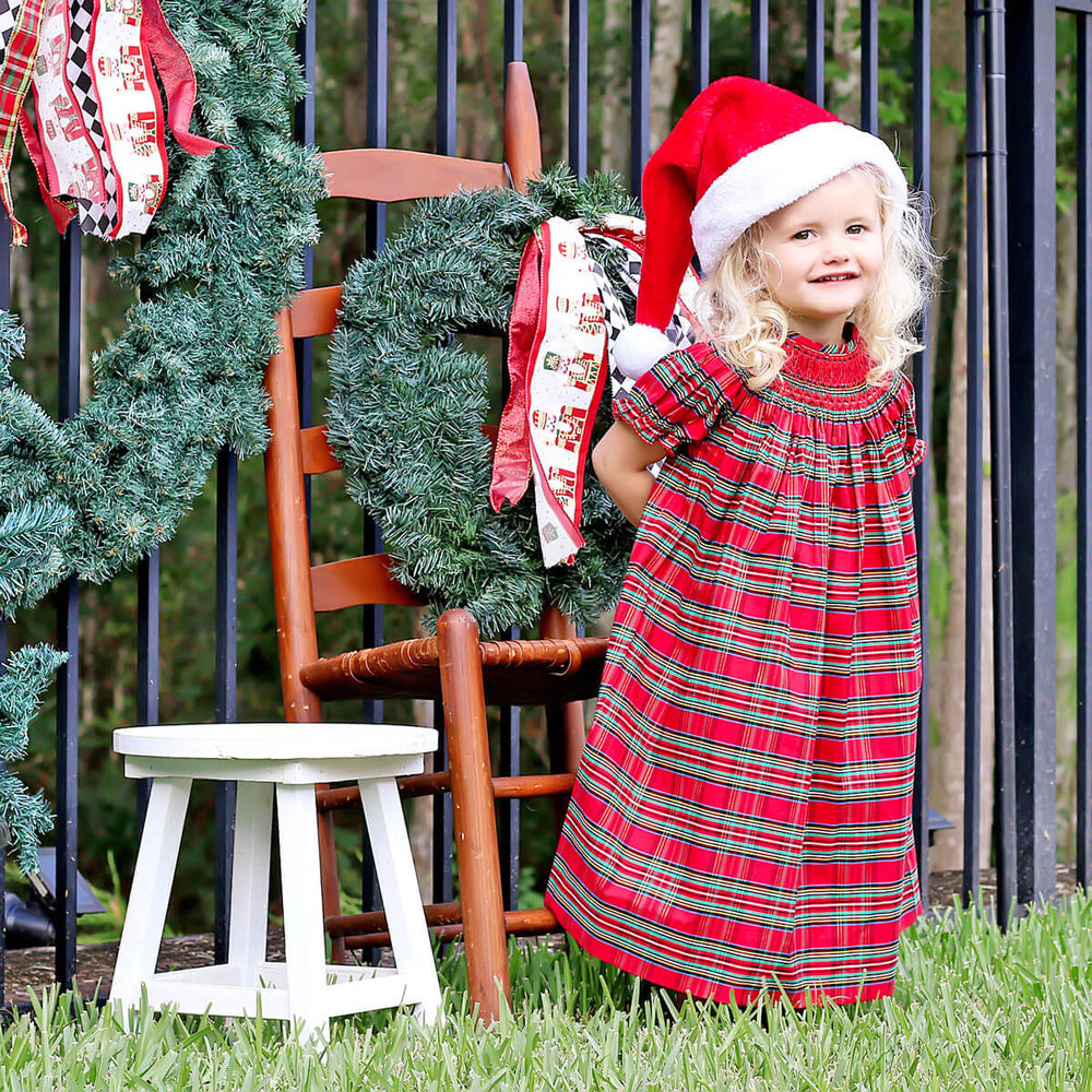 Matching Sibling Smocked Christmas Outfits | Smocked Auctions – Classic ...
