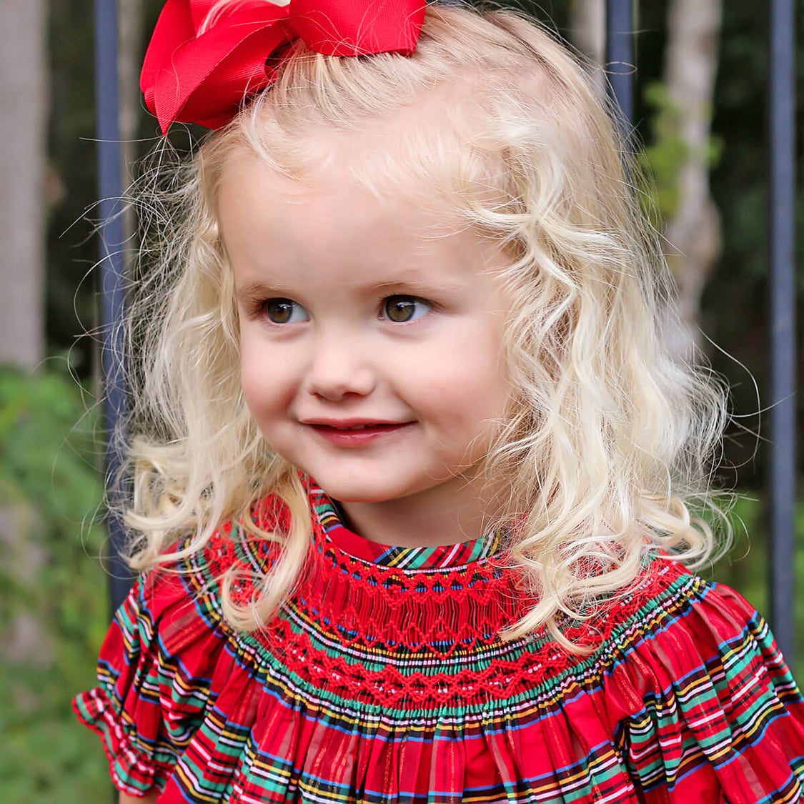 Matching Sibling Smocked Christmas Outfits | Smocked Auctions – Classic ...