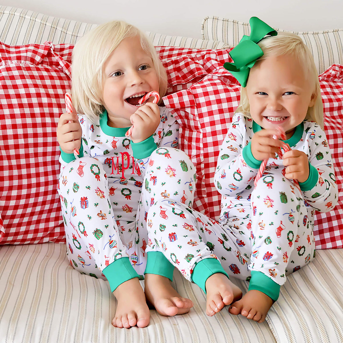 Christmas Delights Print Pajamas – Classic Whimsy