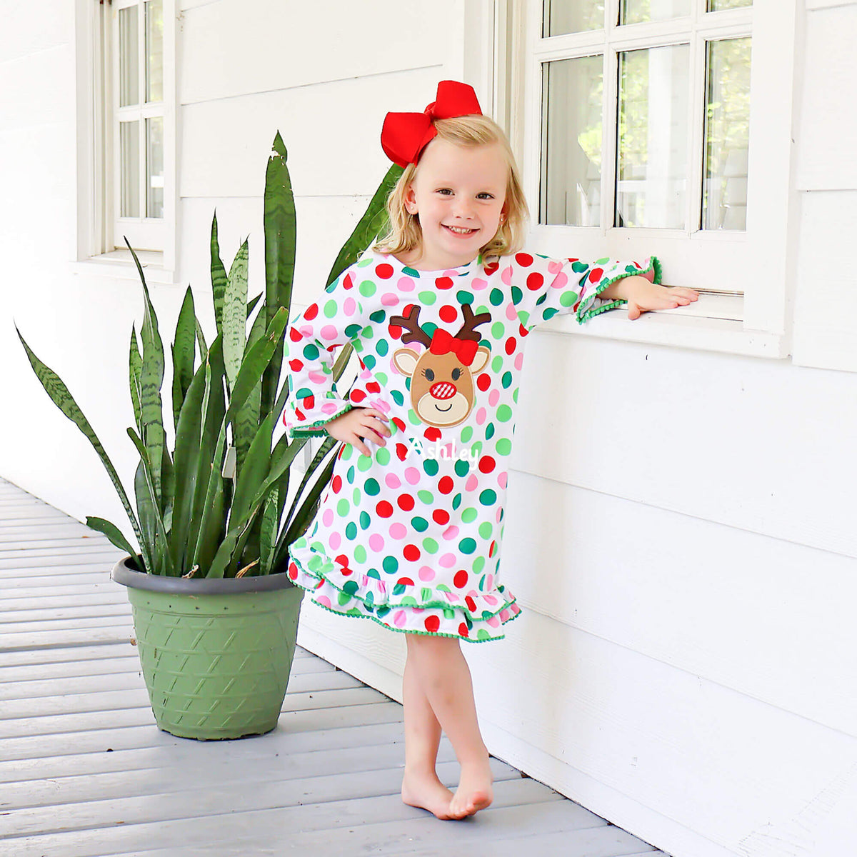 Oh Deer Polka Dot Milly Dress – Classic Whimsy
