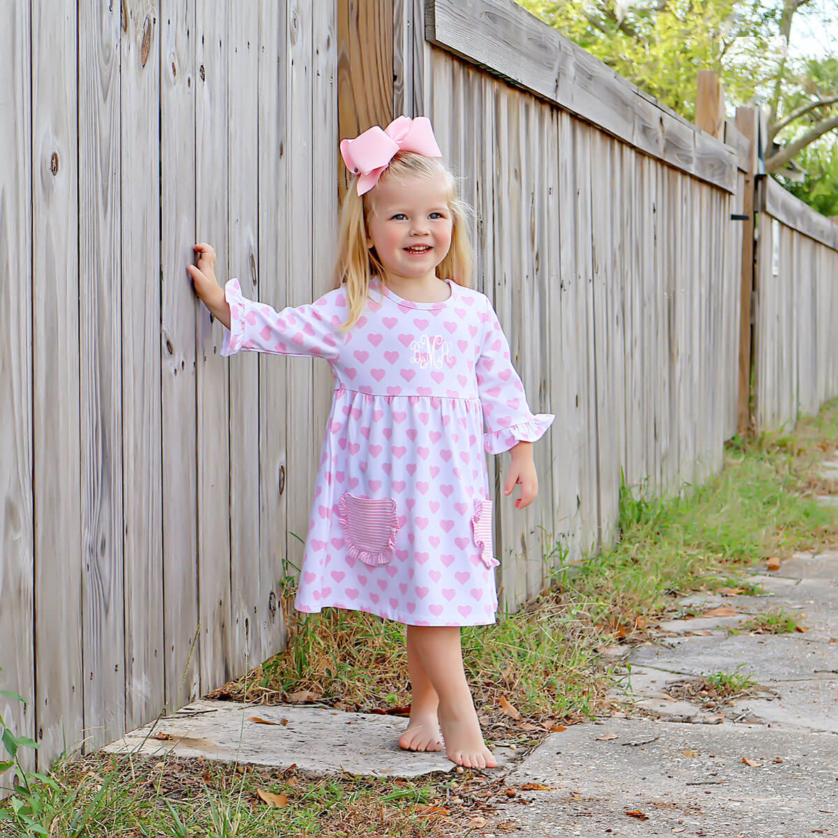 Darling Hearts Print Caroline Dress – Classic Whimsy