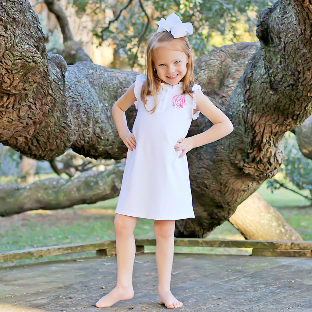 Solid White Knit Dress – Classic Whimsy