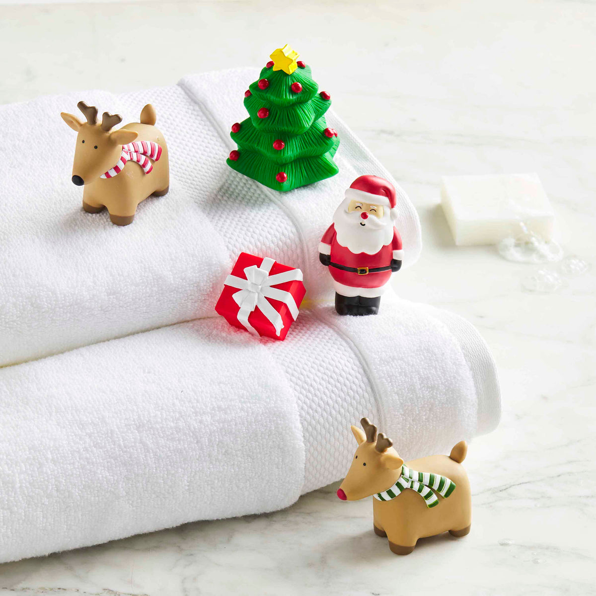 Christmas Bath Toy Set – Classic Whimsy