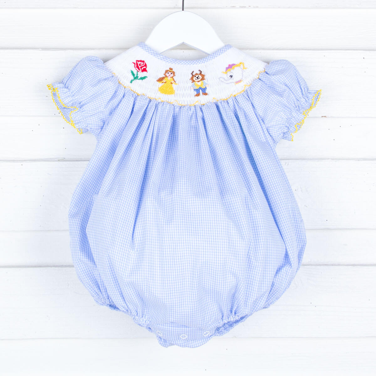 Beauty Princess Smocked Bubble – Classic Whimsy