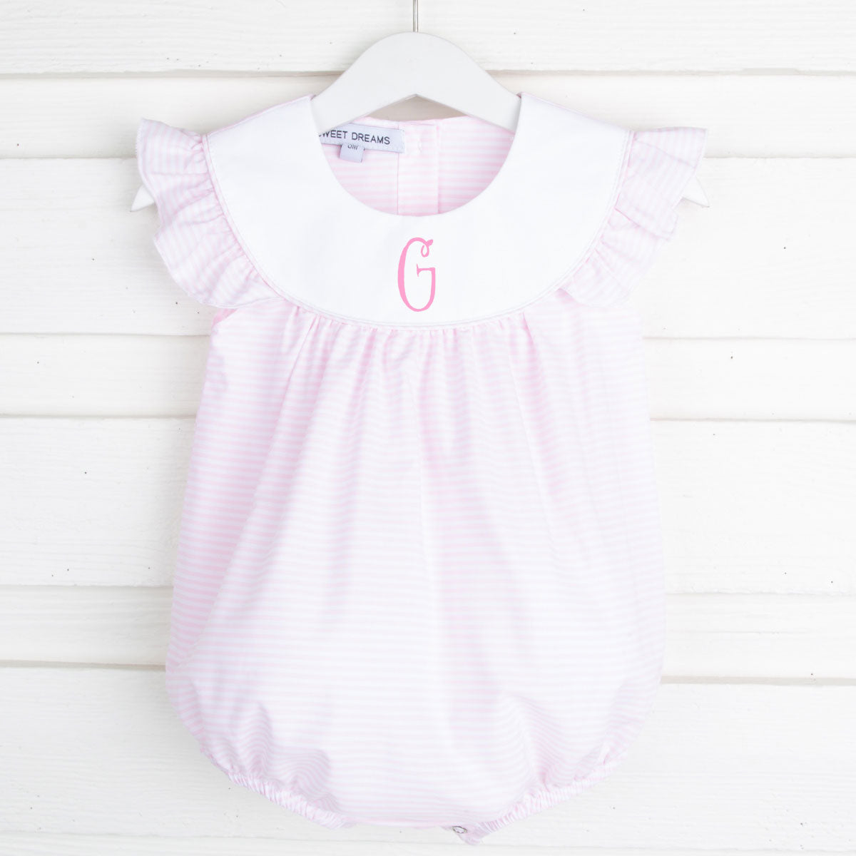 Annie Pink Stripe Bubble – Classic Whimsy