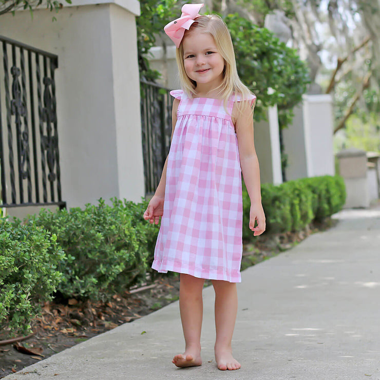 Pink Check Amy Dress – Classic Whimsy