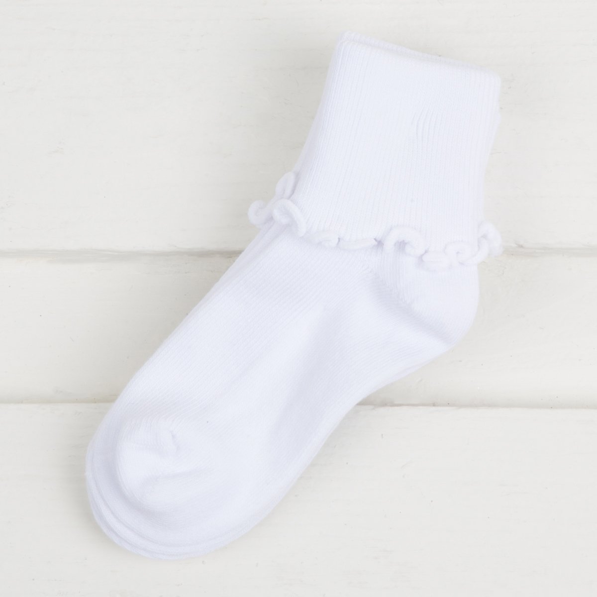Girls Seamless Ripple Edge Socks – Classic Whimsy